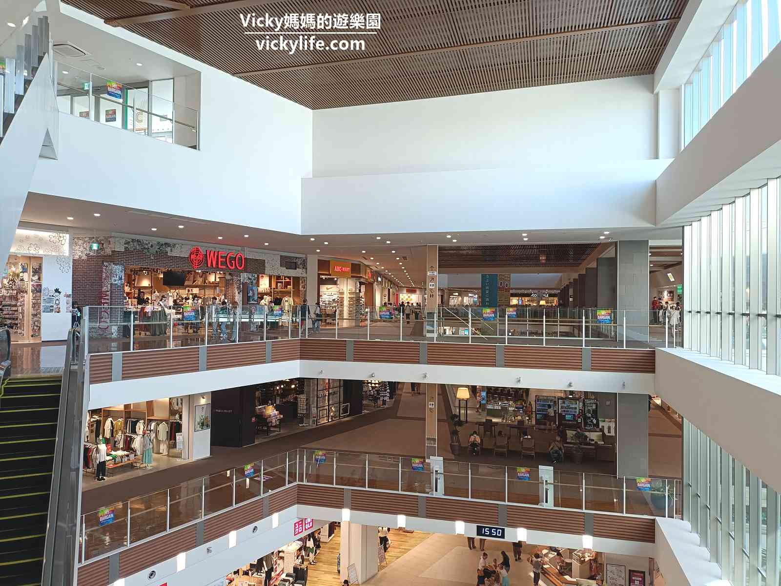 永旺夢樂城沖繩來客夢︱來沖繩必逛AEON Mall：沖繩最大購物中心，60家餐飲，200家店鋪，4000格車位 @Vicky 媽媽的遊樂園